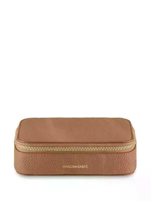 MAISON DE SABRE Leather Jewellery Case - Neutrals
