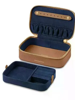 MAISON DE SABRE Leather Jewellery Case - Neutrals