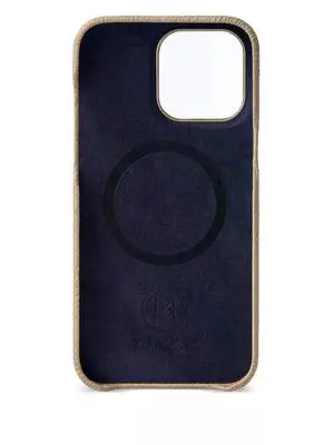 MAISON DE SABRE Leather Iphone 14 Pro Max Case - Neutrals
