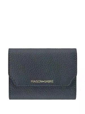 MAISON DE SABRE Leather Trifold Wallet - Grey