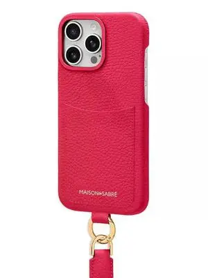 MAISON DE SABRE Sling Iphone 16 Pro Case - Pink