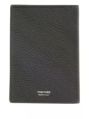 TOM FORD Grained Card Holder - Black