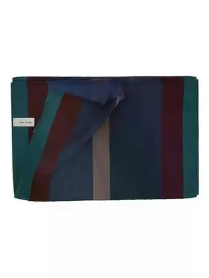 Paul Smith Reggie Stripe Scarf - Blue