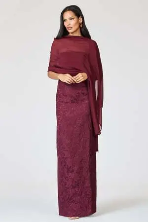 Sachin & Babi Embellished Emmy Scarf - Bordeaux