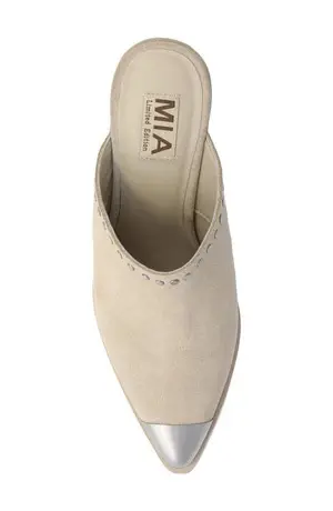 Mia Dixie Cap Toe Mule - Sand