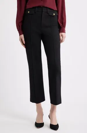 Frame Raw Edge Hem Pants For Women
