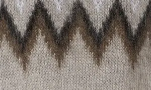 Acne Studios Fair Isle Mohair And Wool-blend Sweater - Multi Grey