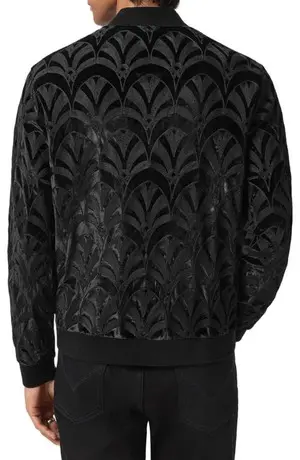John Varvatos Embroidered Bomber Jacket
