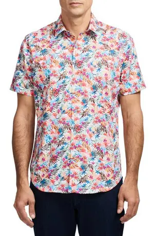 Robert Graham Escape Short Sleeve Button-up Shirt