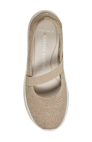 Easy Spirit Varun Knit Mary Jane Sneaker - Gold