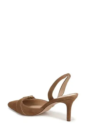 Veronica Beard Loralyn Slingback Pumps - Chestnut