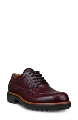 Ecco Metropole Oslo Brogue Wingtip - Dark Ruby