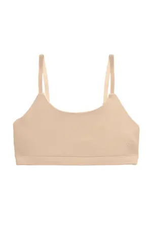 CHEEKY CHERRY Ultra Smooth Scoop Bralette - Sand