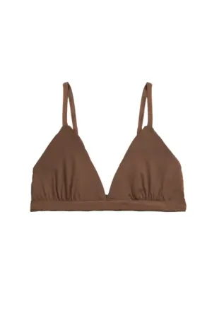 CHEEKY CHERRY Ultra Smooth Triangle Bralette Ii - Hazel