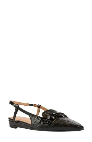 Andre Assous Blake Slingback Wedge - Black