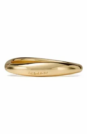 Kate Spade New York Wide Bangle Gold.