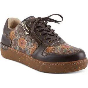 SPRING STEP SHOES Sincerity Sneaker - Brown Multi