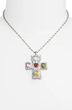 VIDAKUSH Belvedere Cross Pendant Necklace