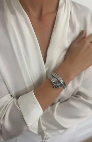 ST. MORAN Serpentine Wraparound Bracelet Watch