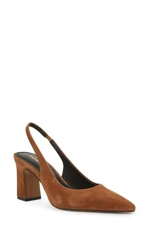 Women's Snip-Toe Slingback Block Heels
