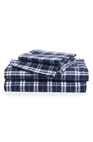 PETITE PLUME Oxford Tartan Cotton Sheet Set