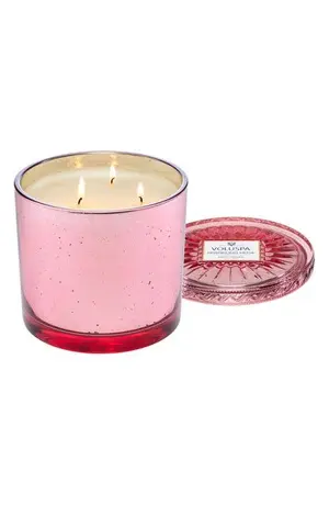 Voluspa Sparkling Rose Three-wick Grande Maison Candle - No Color