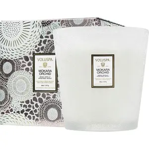 Voluspa Mokara Orchid Three-wick Hearth Candle - No Color