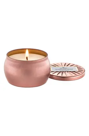 Voluspa Sparkling Rose Mini Tin Candle - No Color