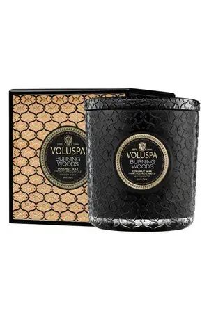 Voluspa Burning Woods Boxed Luxe Candle - No Color