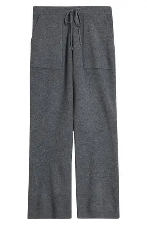 KROST Wide Leg Knit Wool Drawstring Pants