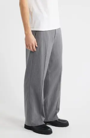 KROST Pinstripe Herringbone Dress Pants