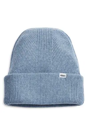 KROST Speckle Wool Beanie Cashmere Blue