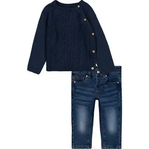 Joe's Jeans Cable Stitch Sweater & Jeans Set