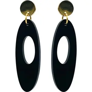 TOOLALLY Hepworth Dangle Earrings Black