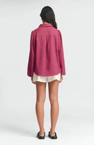 ST MRLO Pico Blouse - Raspberry Red