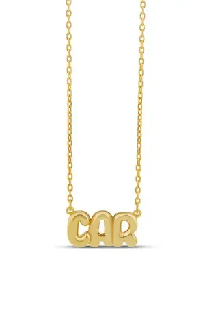 SHYMI Helium Script Necklace - Gold