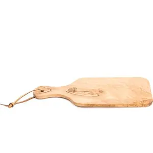 BERARD Olivewood Handcrafted 10-inch Cutting Board With Handle - Brown