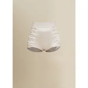 CONTESSA MILLS Seraphim Satin Stretch-fit Knickers - Champagne
