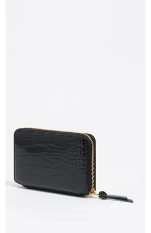 Bimba Y Lola Textured Wallet - Black