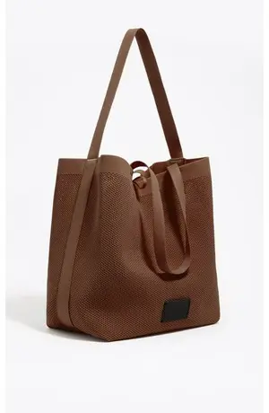 Bimba Y Lola Large Flyknit Shopper Bag - Brown