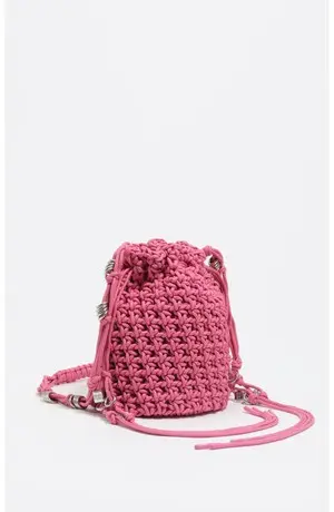 Bimba Y Lola Textured Bucket Bags
