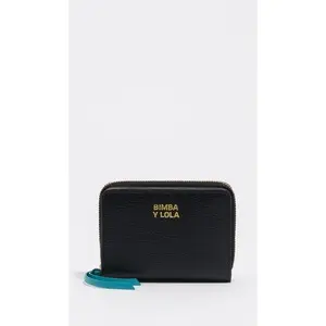 Bimba Y Lola Recycled Leather Wallet - Black