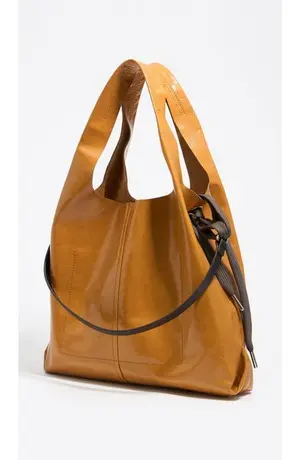 Bimba Y Lola Large Leather Tote - Caramel