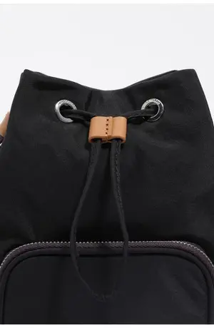 Bimba Y Lola Nylon Mini Bag - Black