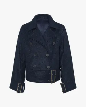 WeWoreWhat Moto Wool Jacket