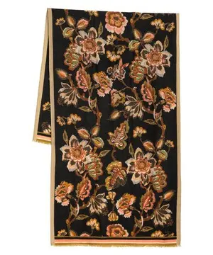 Echo Park Floral Wrap - Black