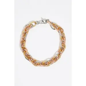 Bimba Y Lola Three-tone Chain Necklace - Multigold