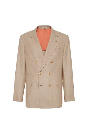 Brunello Cucinelli Houndstooth Deconstructed Blazer