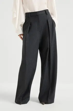 Brunello Cucinelli Flared Sartorial Trousers