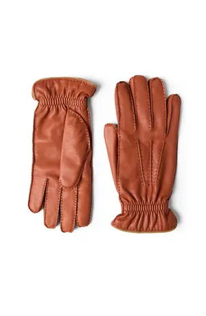 Brunello Cucinelli Nappa Leather Gloves - Brown